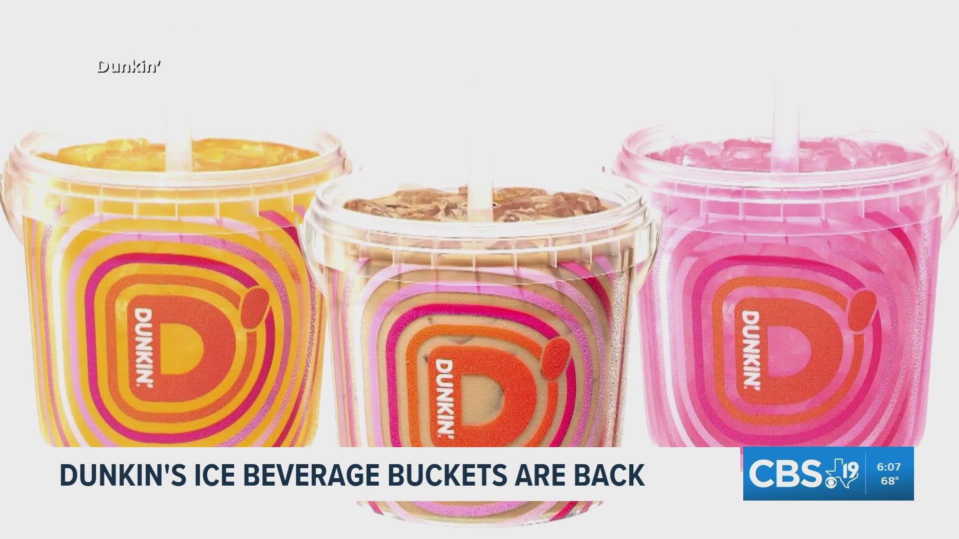 Dunkin' brings back ice beverage buckets for summer