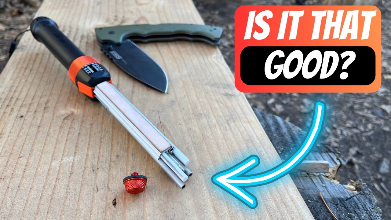 This tiny tool turns into a full sharpening system