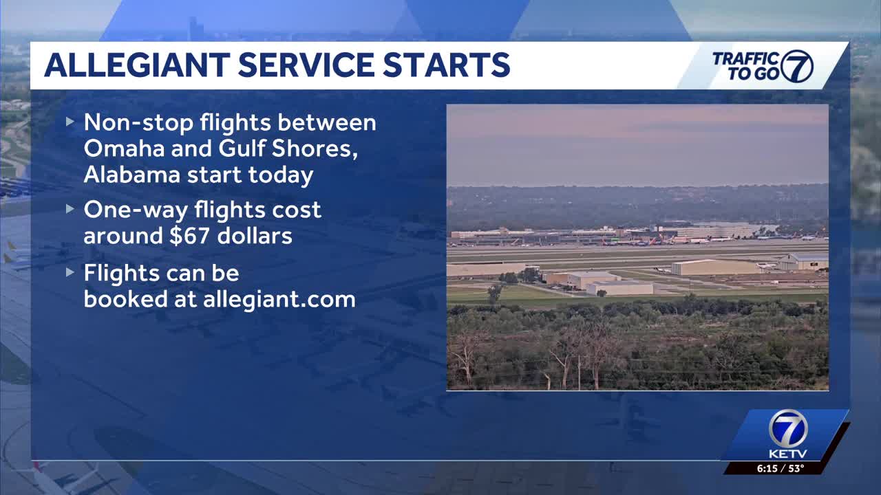 Allegiant starts new non-stop flights from Eppley Airfield