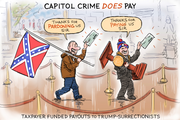 Ed Wexler’s latest political cartoons