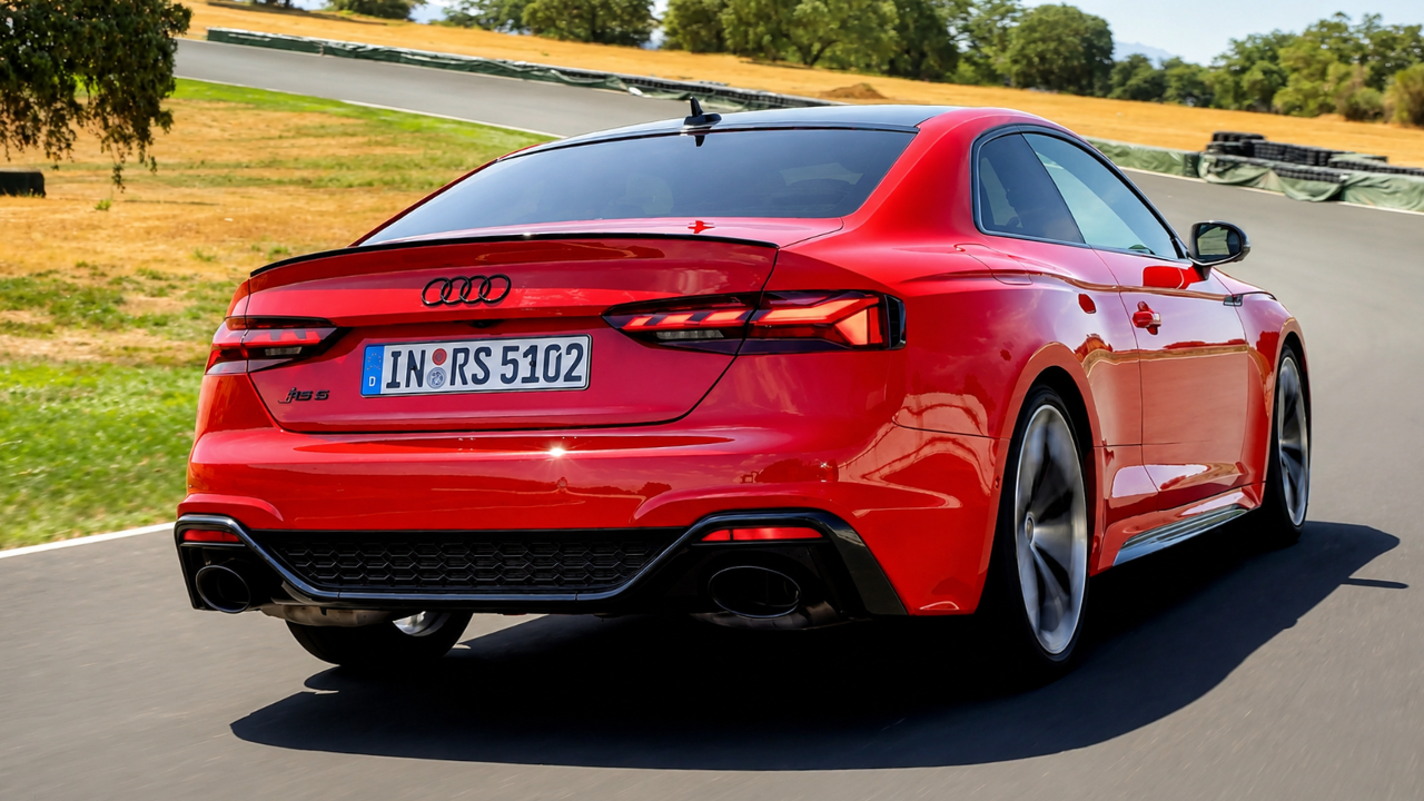 Driving the updated Audi RS5 competition