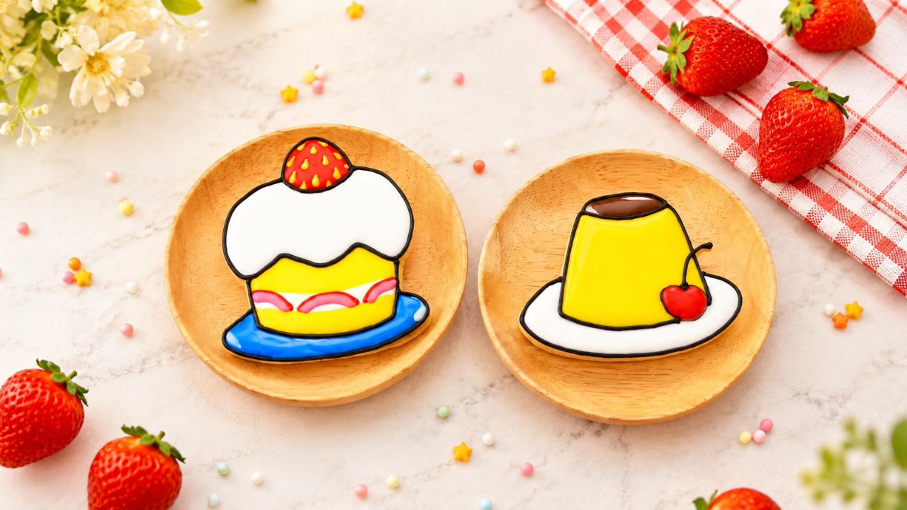How to make cute dessert shaped cookies