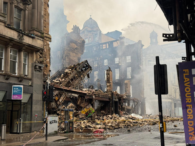 Pedestrian access widened outside Glasgow Central following March fire
