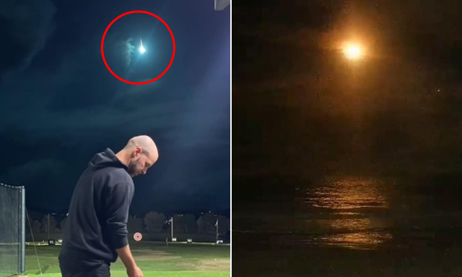Massive fireball lights up the sky across Australia's east coast