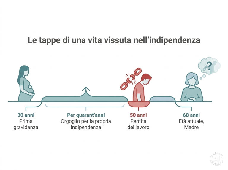 «La mia indipendenza per 40 anni è stata un vanto. Ora, a 68, mi sento ...