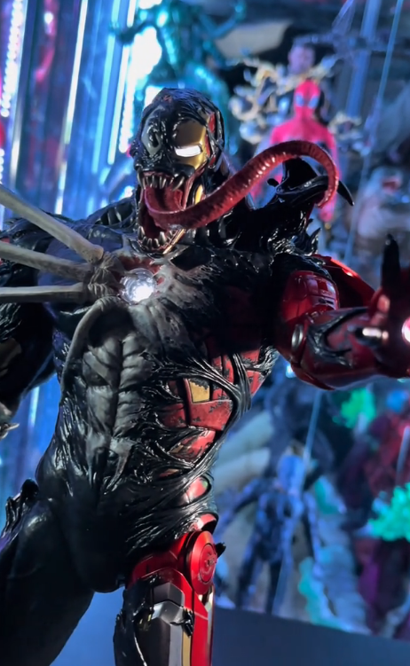 Venomized Iron Man ASMR unboxing experience