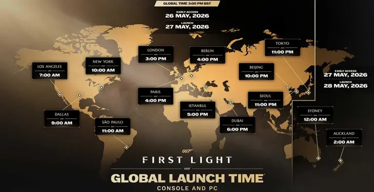 007 First Light release times revealed – PS5 early access explained