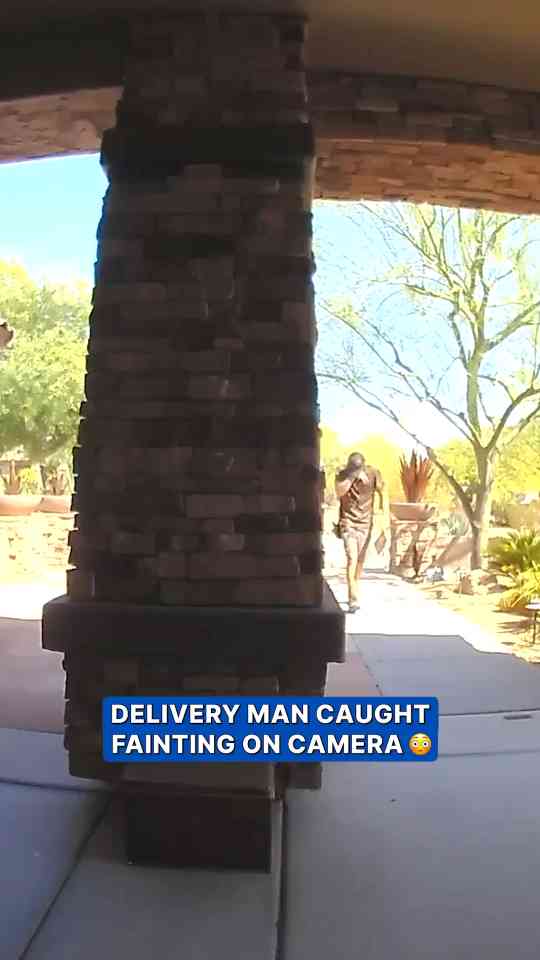 Delivery driver collapses on porch during extreme Arizona heat