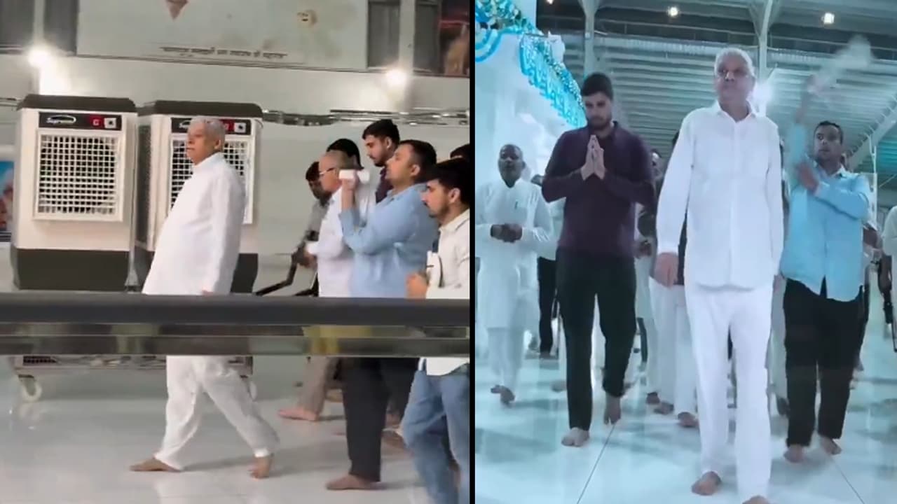 Viral video: 'Godman' Sant Rampal beats heatwave with moving coolers ...