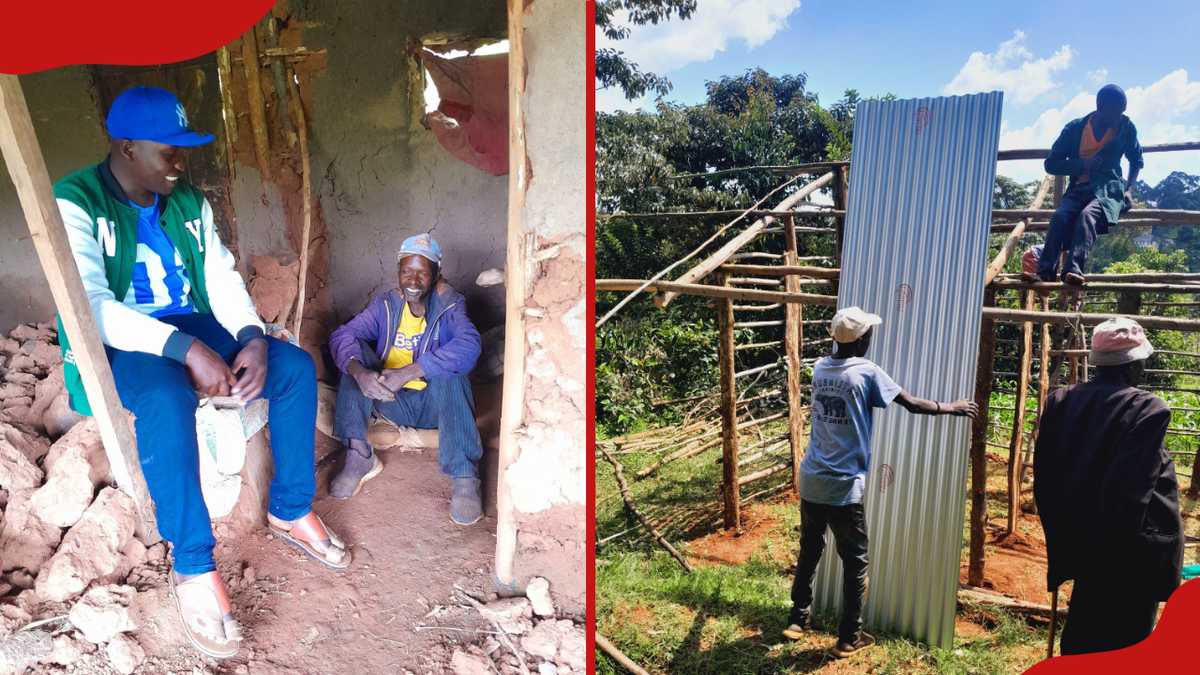 Vihiga: Well-wishers join hands to build new house for elderly man who ...