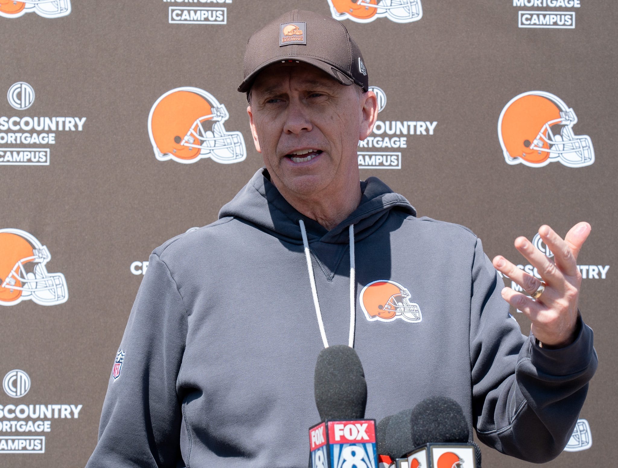 Browns' HC Todd Monken reveals status of Quinshon Judkins during OTAs