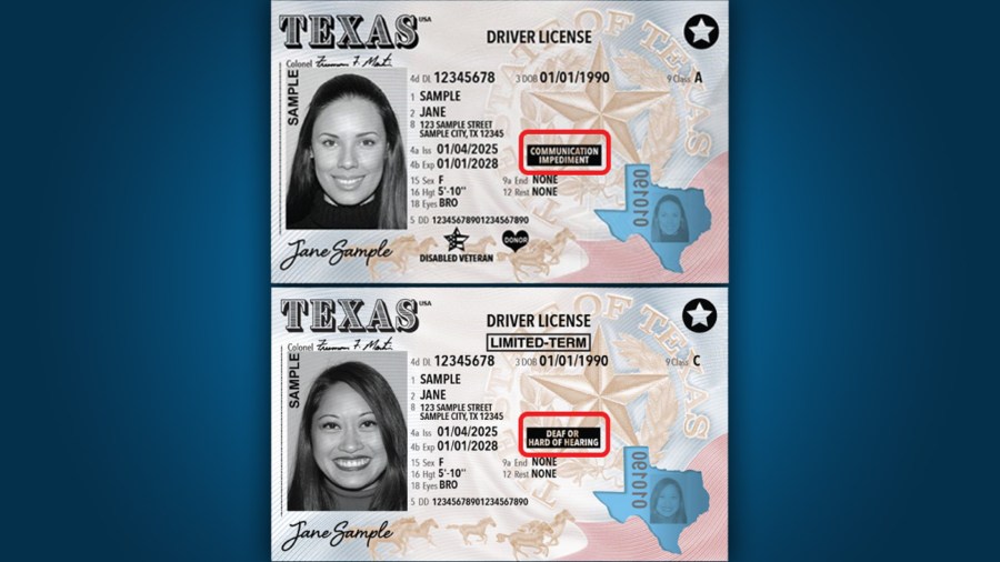 DPS announces changes to licenses, ID cards for Texans with disabilities