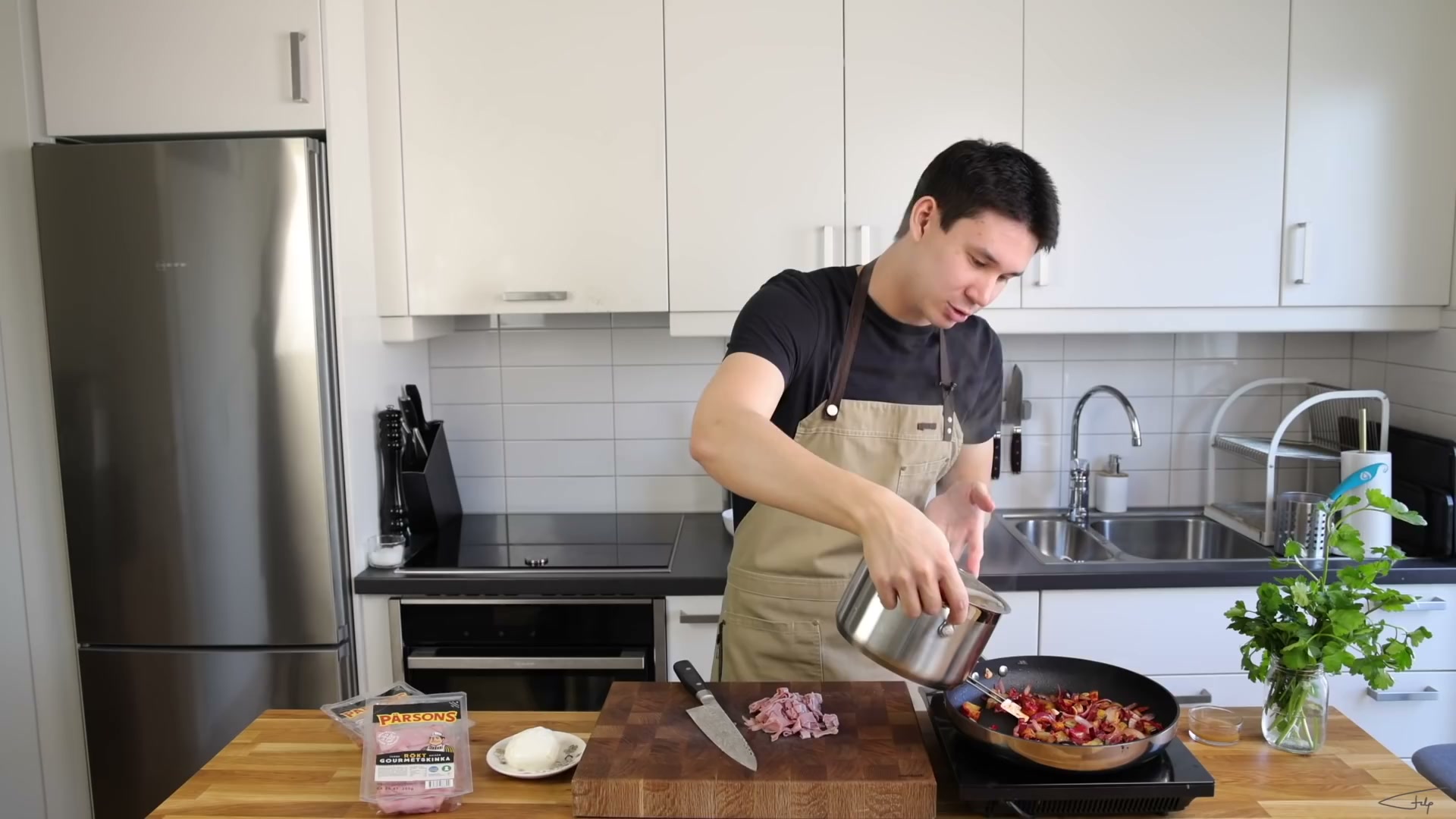 Frisk och Krämig Aubergine pasta!
