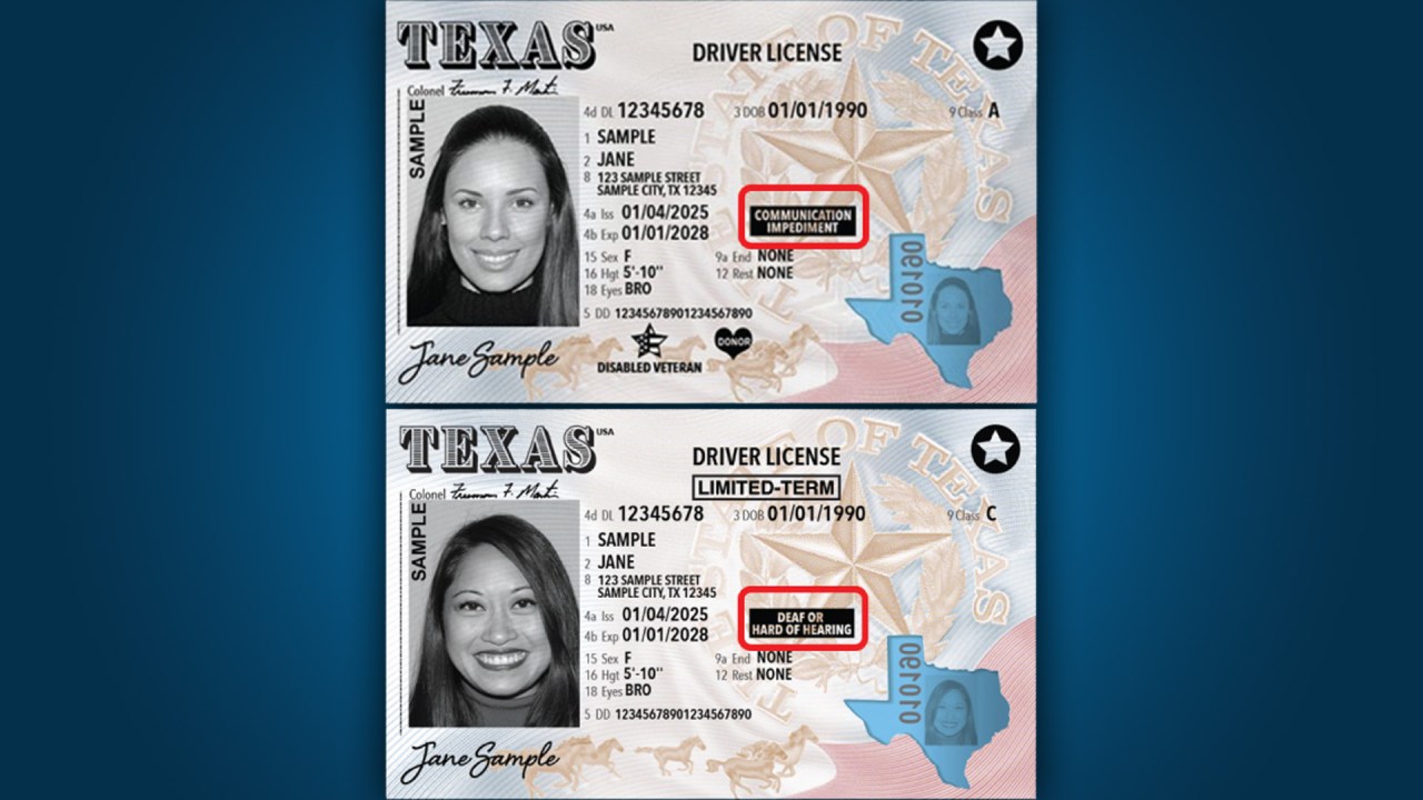 DPS announces changes to licenses, ID cards for Texans with disabilities