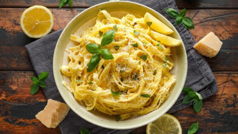 Schnelle Nudeln: italienische Pasta al limone als 10-Minuten-Rezept