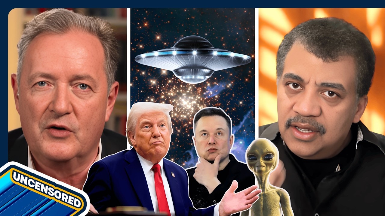 Neil deGrasse Tyson and Piers Morgan clash over Trump’s UFO files