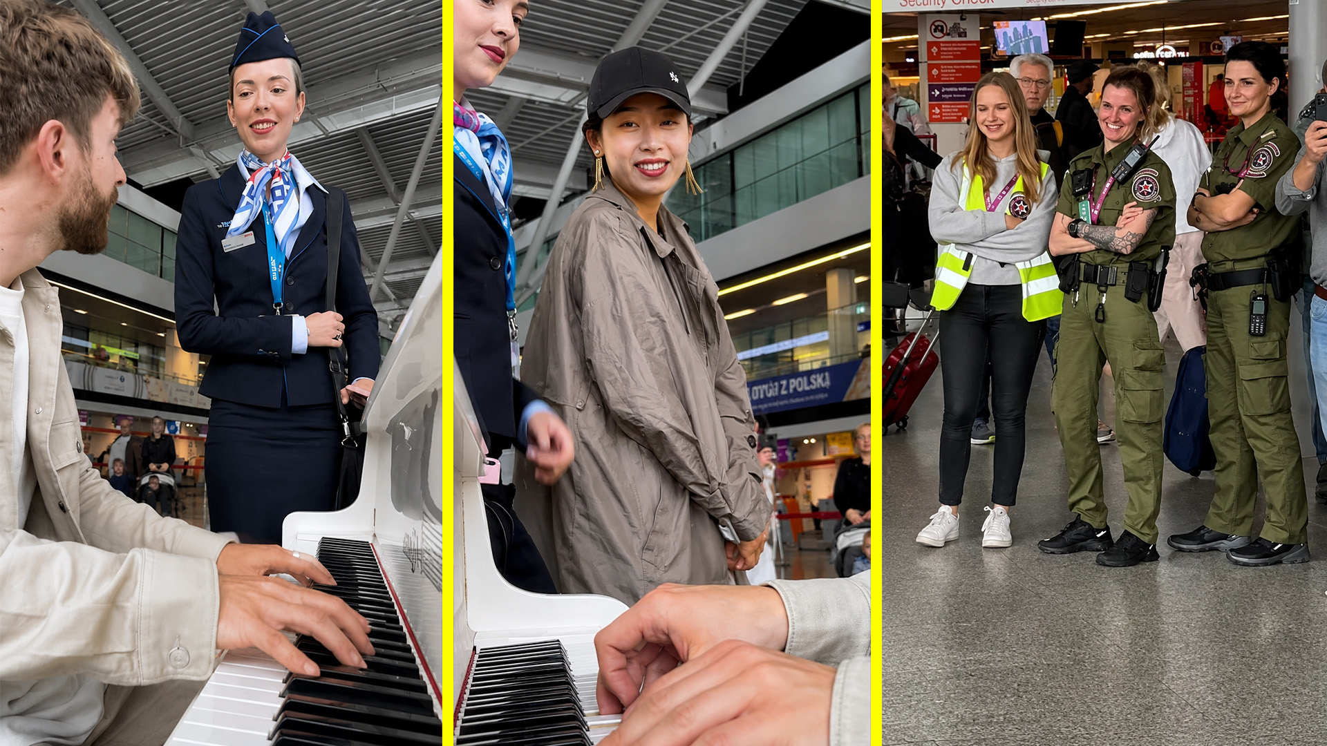 An unexpected classical duet at the airport