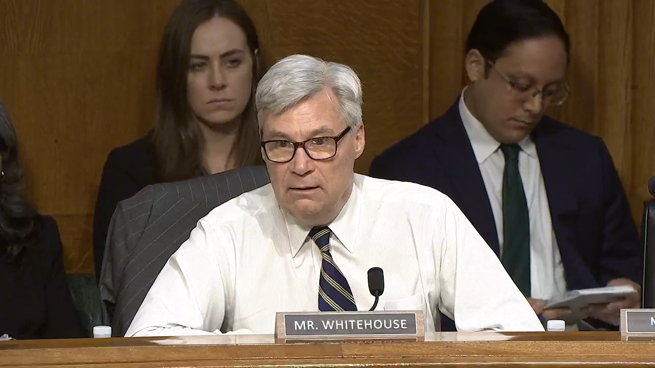 'That's not what the Senate is supposed to be': Sheldon Whitehouse ...
