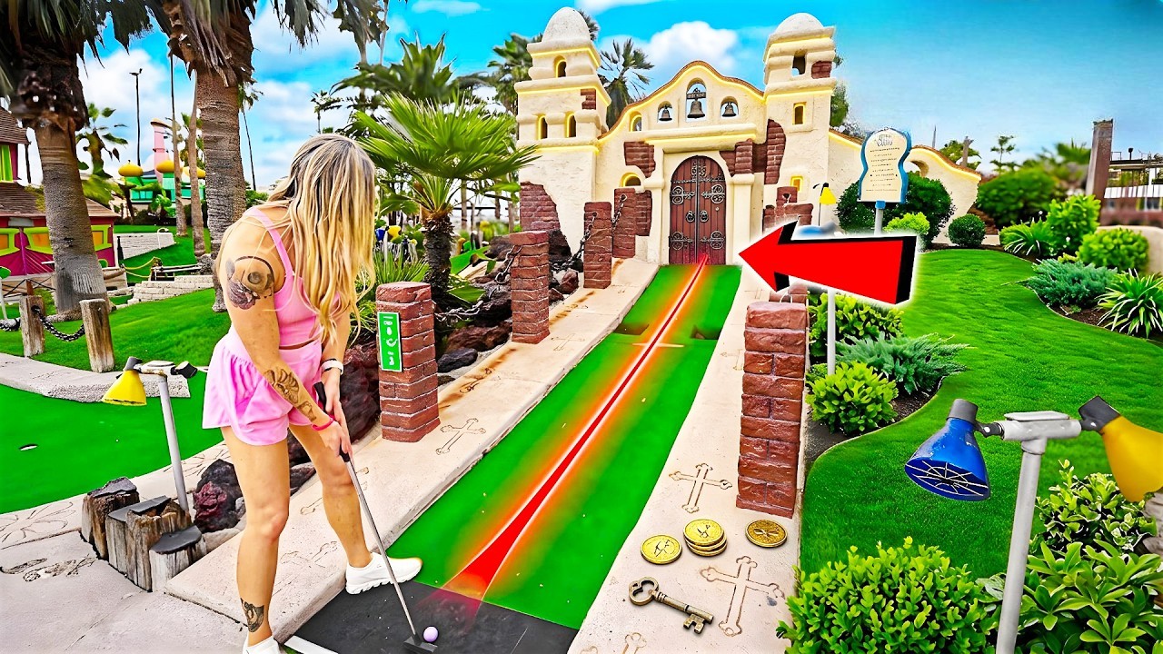 Must play one of a kind mini golf course! It's crazy!