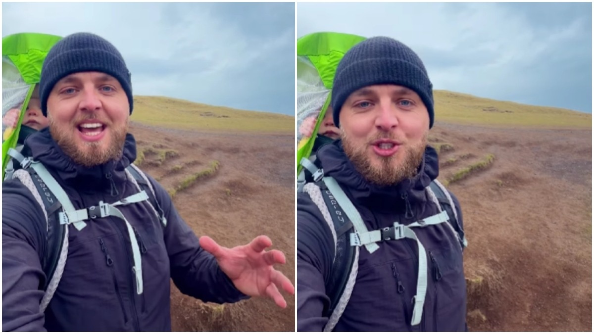 Have you ever seen a lake above an ocean? This UK man did, but didn't ...