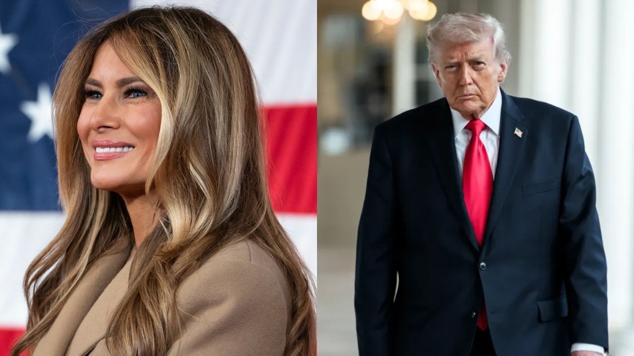 Melania Trump caught standing alone as Donald makes move she reportedly ...