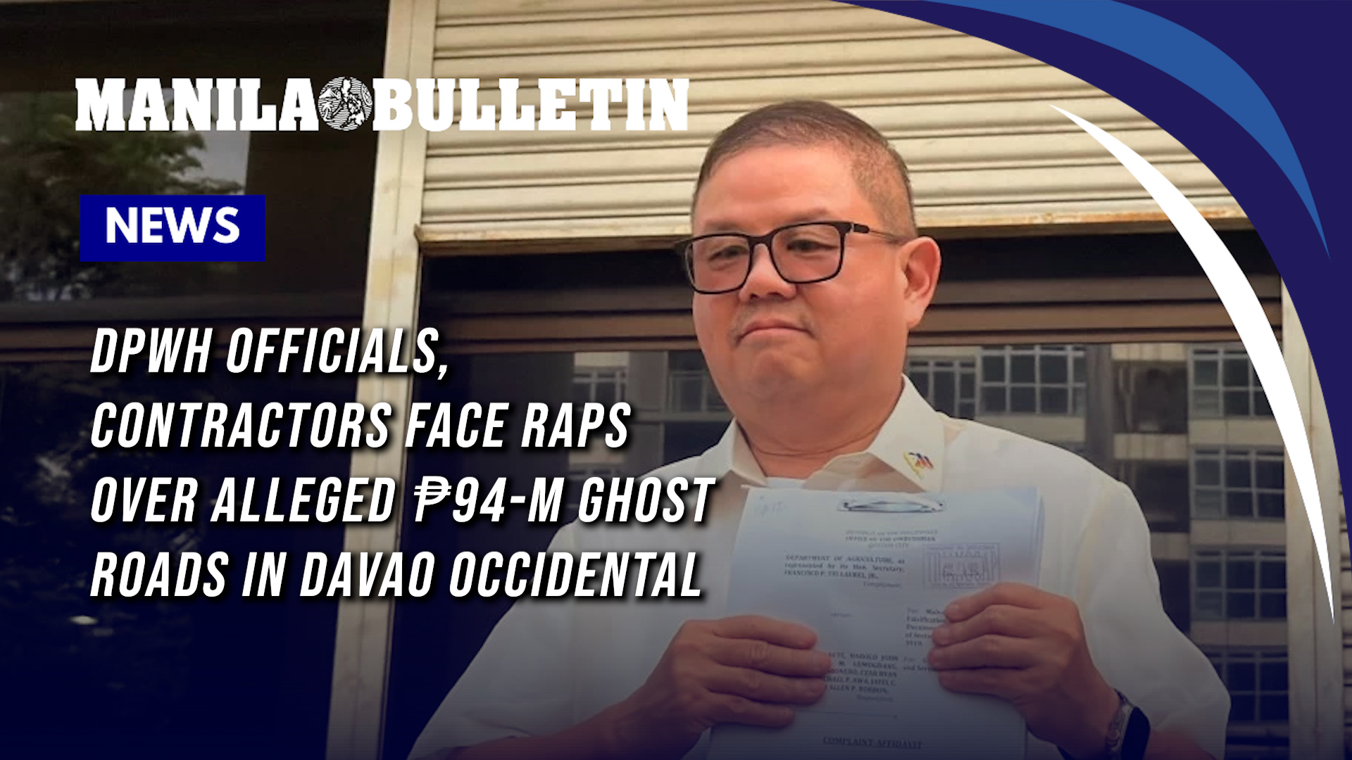 DPWH officials, contractors face raps over alleged ₱94-M ghost roads in ...