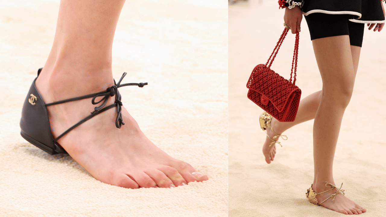 Phantom sandals: Chanel’s viral runway footwear divides fashion lovers