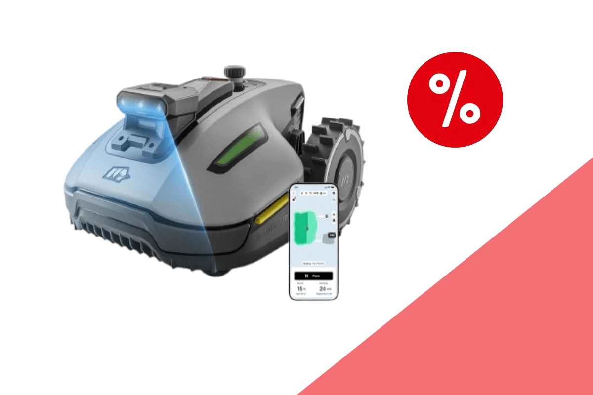 Mammotion Yuka mini 2 reduziert auf 600 Euro: 40 % sparen auf Mähroboter