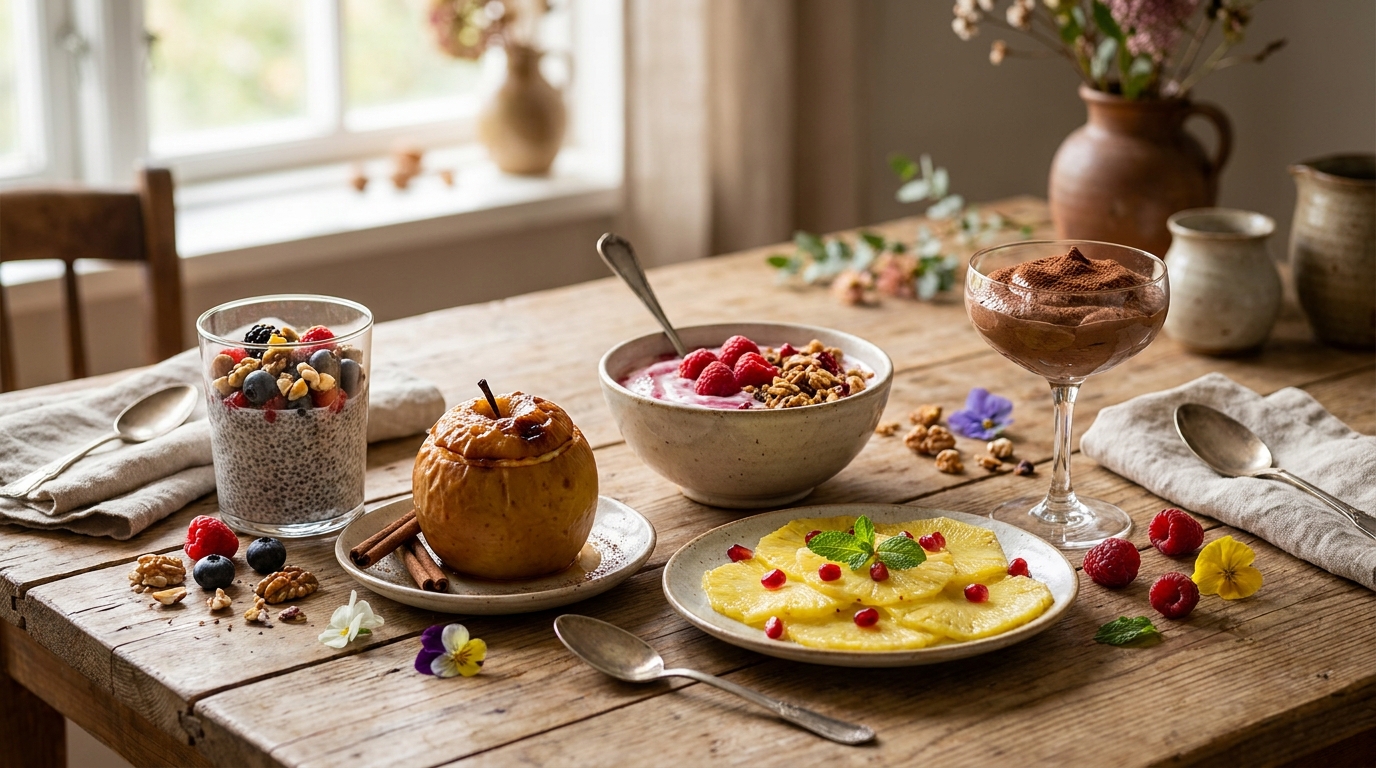 Gourmandise et ligne : 5 options sucrées pour terminer le repas sans ...