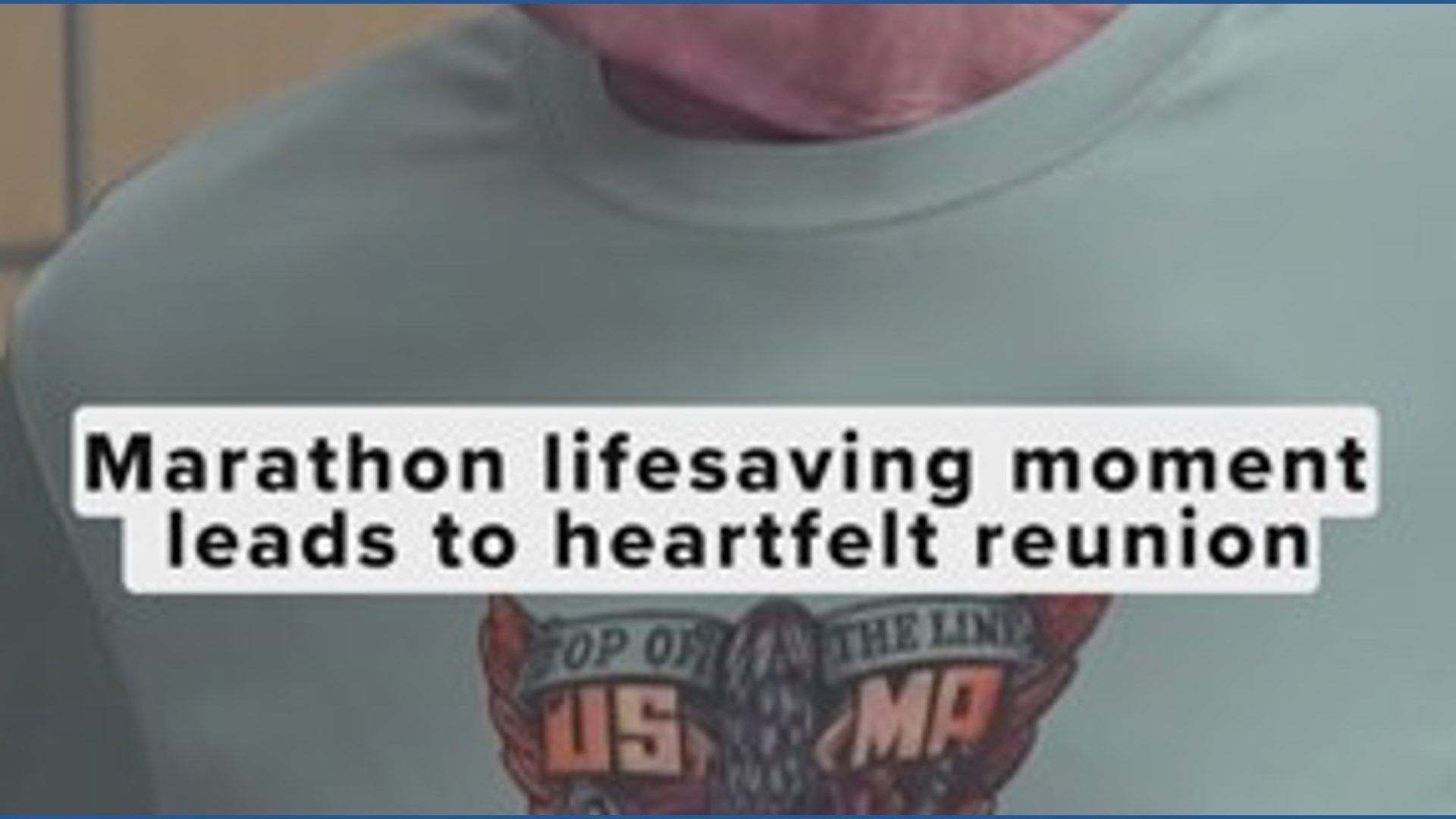 Retired Army general reunites with nurse who saved his life at marathon