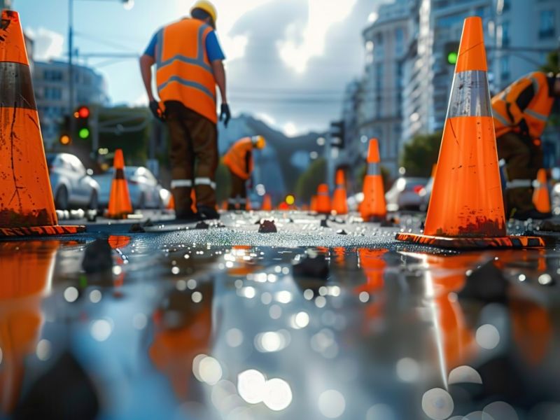 Hurlach: Tagesbaustelle auf der B17 heute, am 21.05.2026