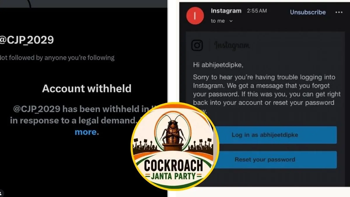 Cockroach Janata Party's X (Twitter) account withheld in India; founder ...