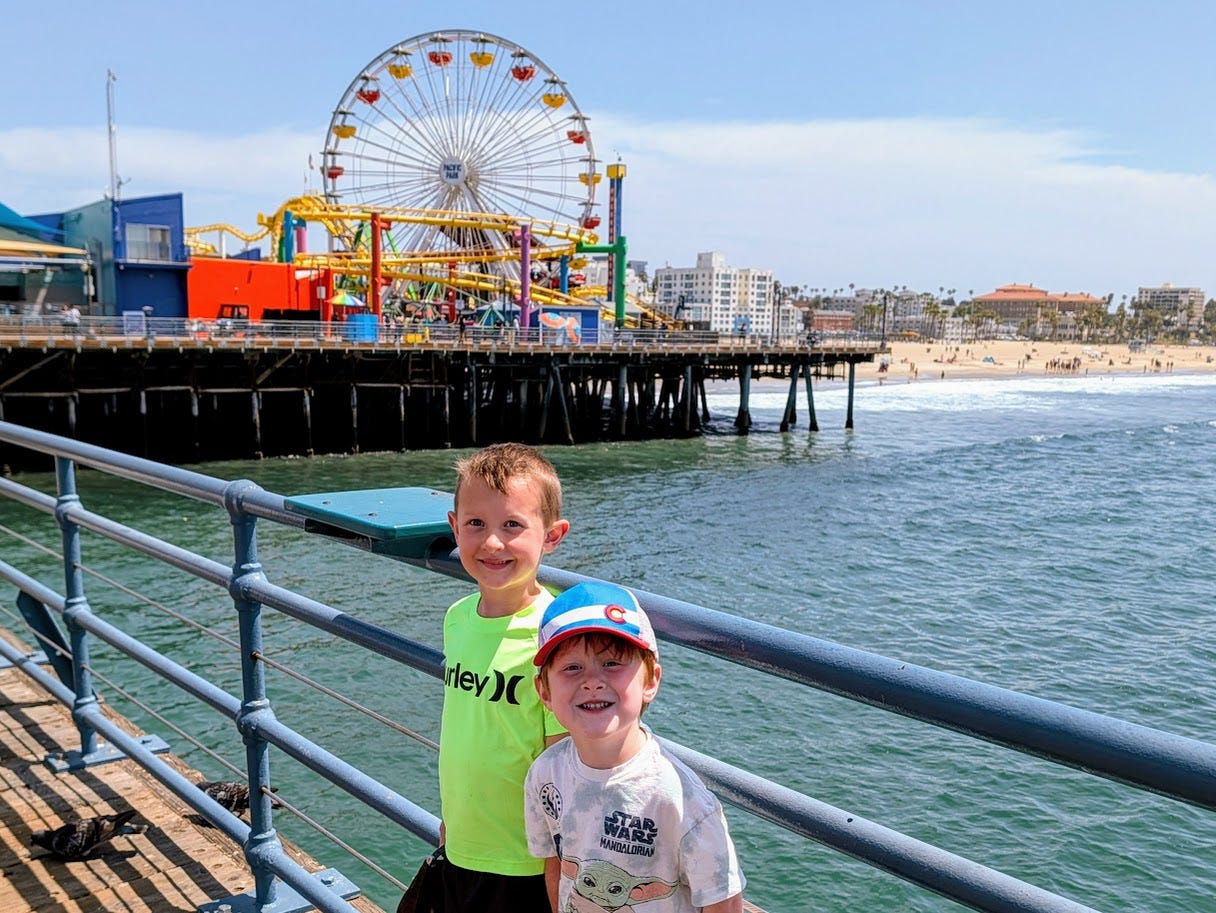 We often spend too much money trying to entertain our kids on vacation ...