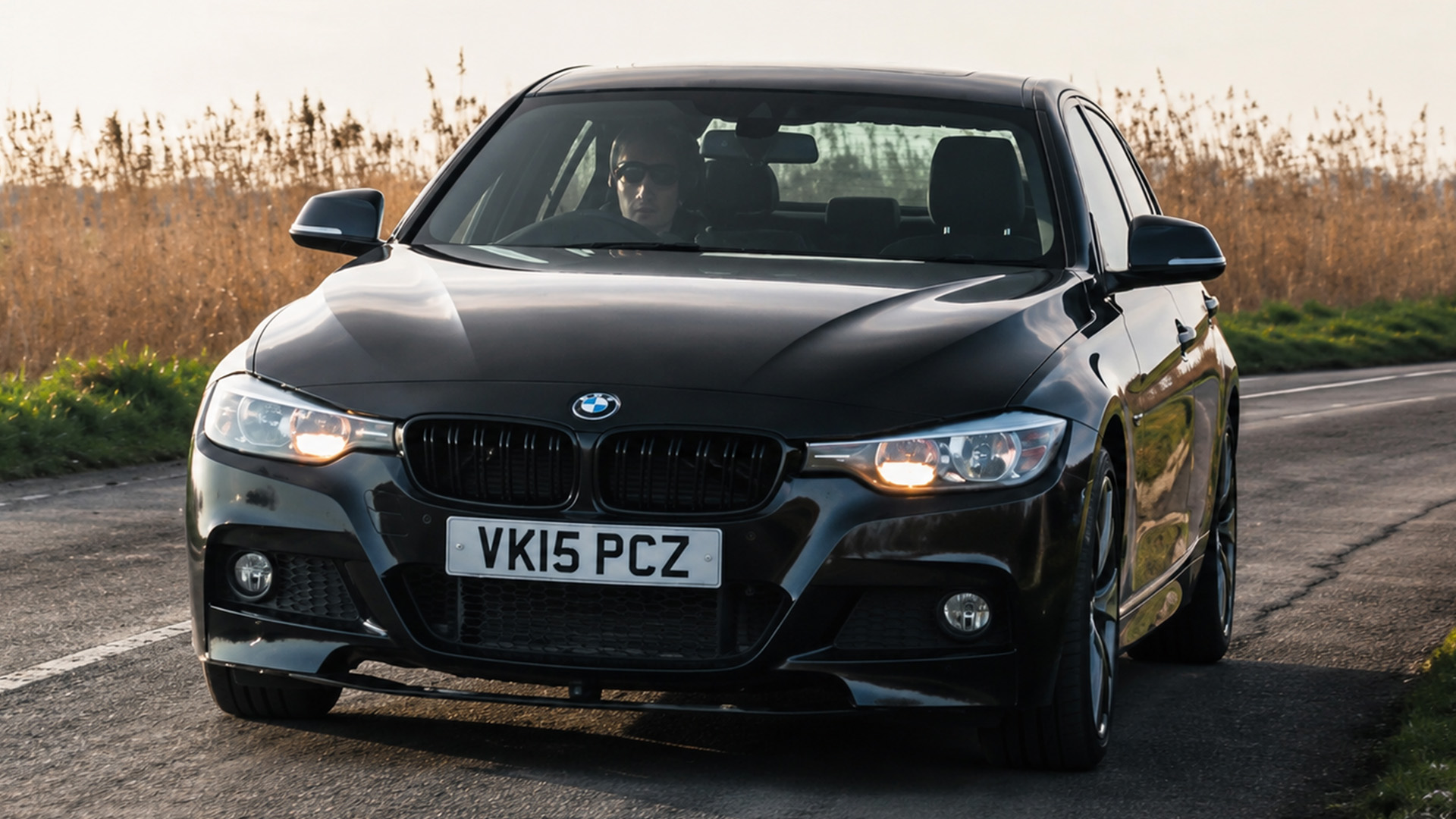 Installing new styling parts improves aggressive look of this BMW