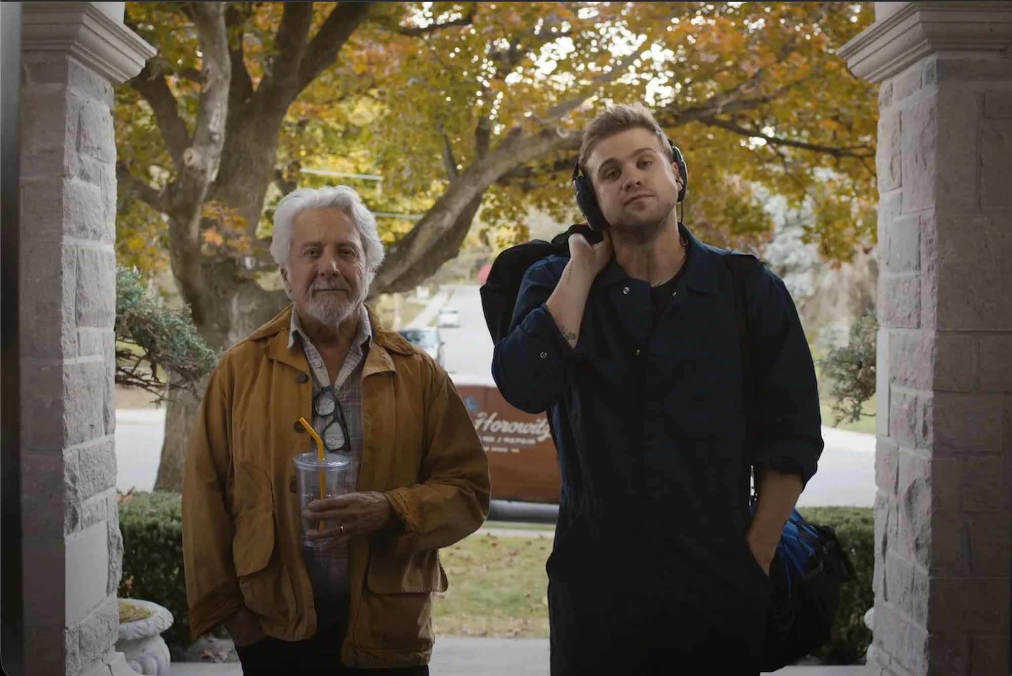 Dustin Hoffman says he and costar Leo Woodall have 'similar ...