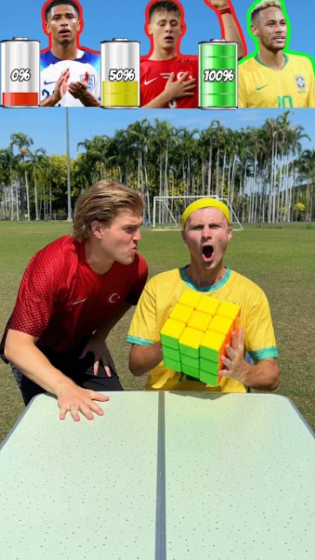 Can You Solve A Rubiks Cube Faster Than A Footballer Runs?