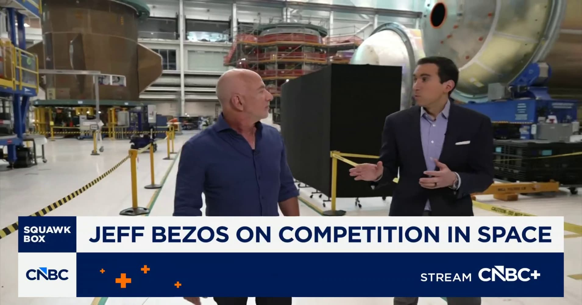Jeff Bezos on competition in space: What we're trying to do here is ...