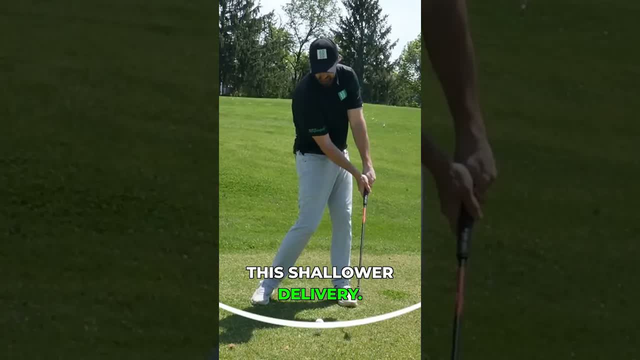 Fix your golf swing: Shallow delivery drill!