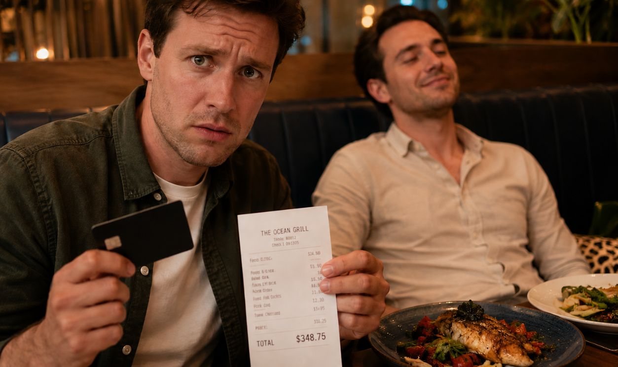 My friend keeps putting pricey dinners on my credit card and saying he ...