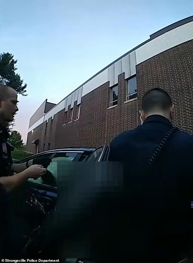 Footage reveals moment cops find 'hell on wheels' killer's smashed car