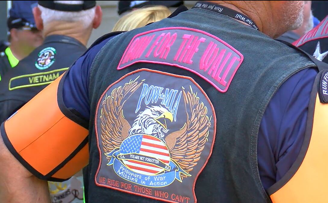 Veterans motorcycle ride stops in Tuscaloosa on journey to Vietnam Memorial