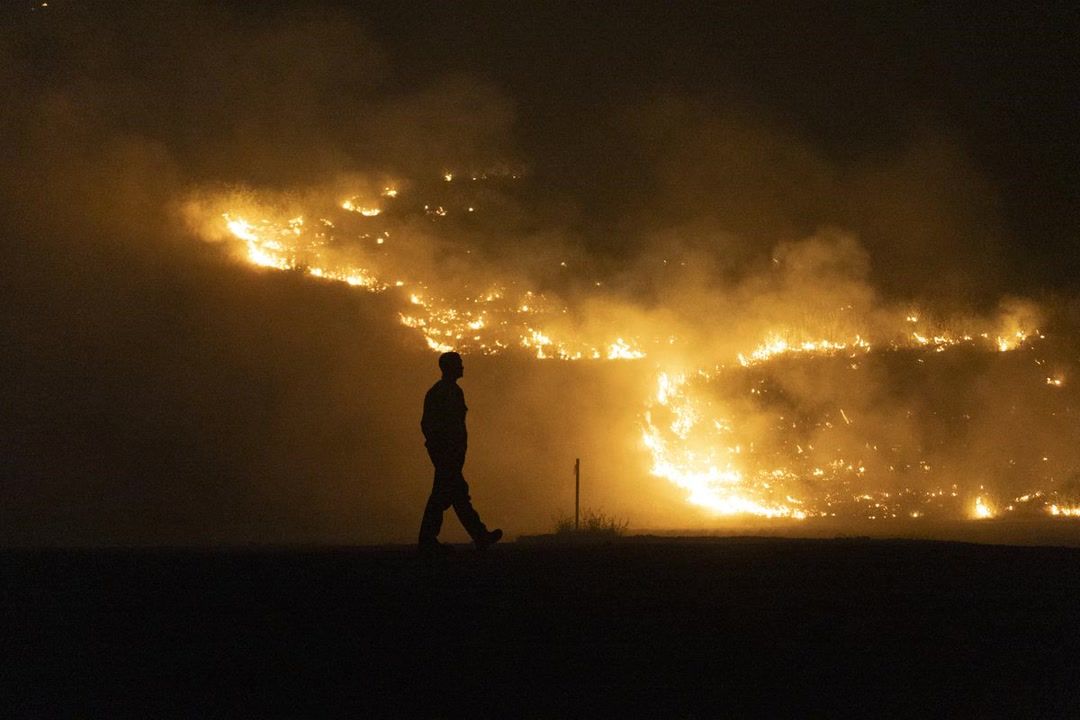 Doomsday video shows Sandy wildfire creeping toward Los Angeles
