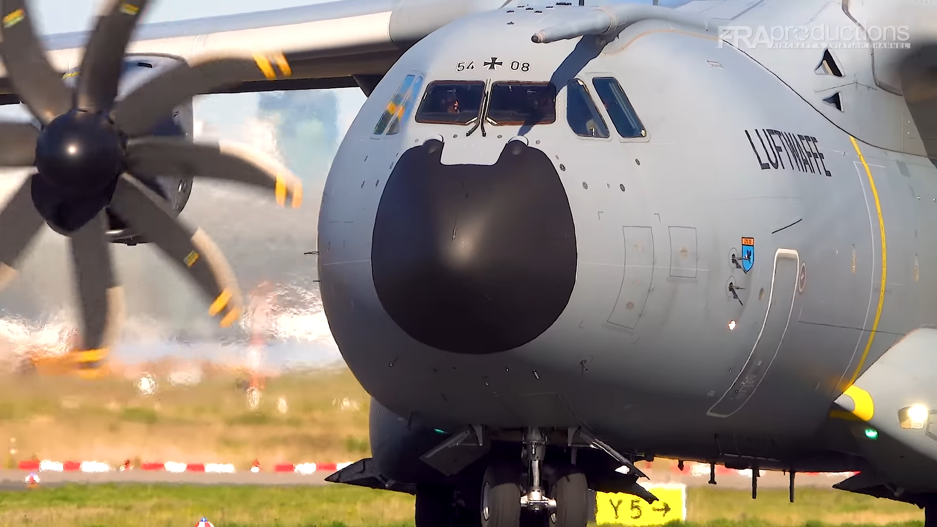 How 200 ton military giants slammed into Frankfurt’s icy runway