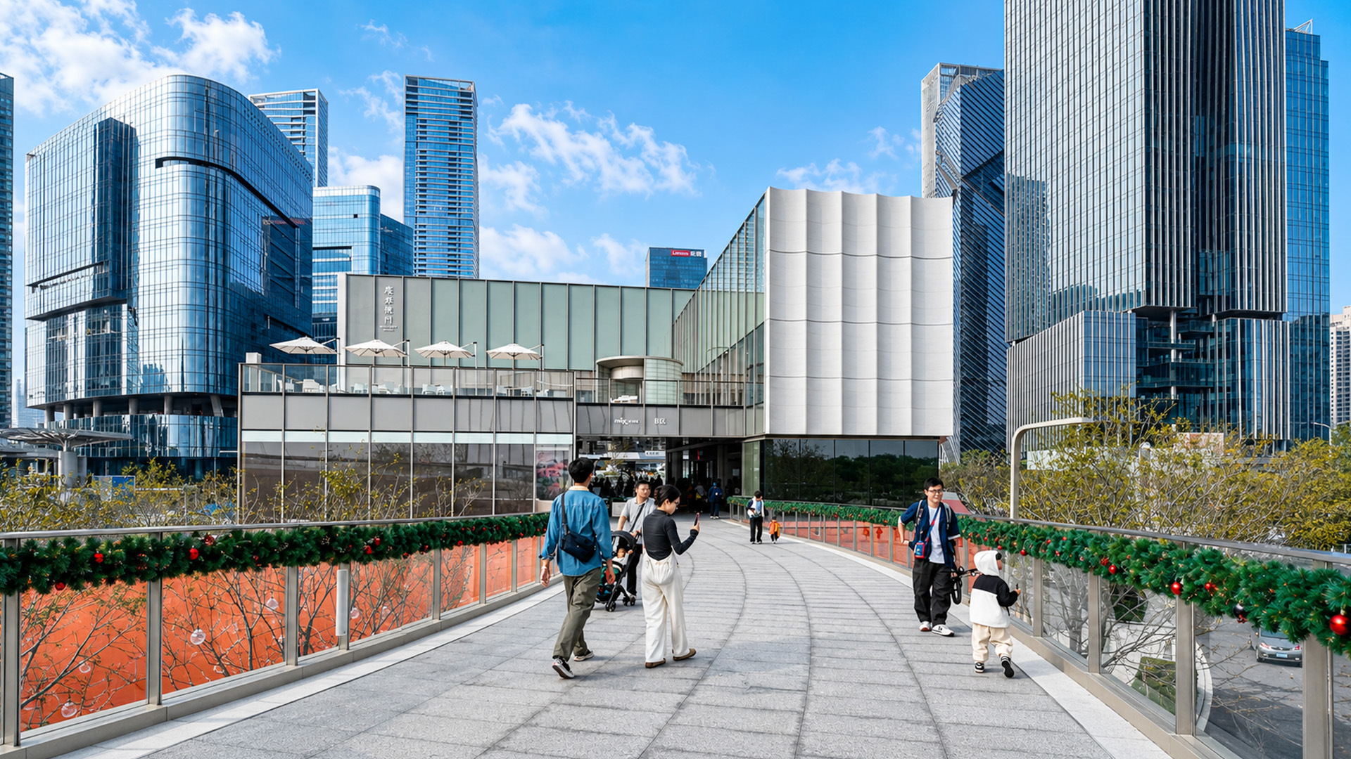 A closer look at China’s connected urban walkway system
