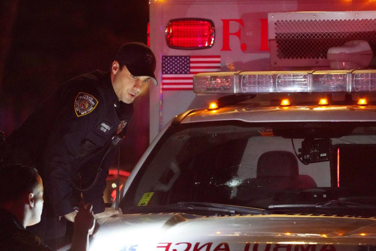 Two EMTs nearly killed when multiple gunshots hit their ambulance in ...