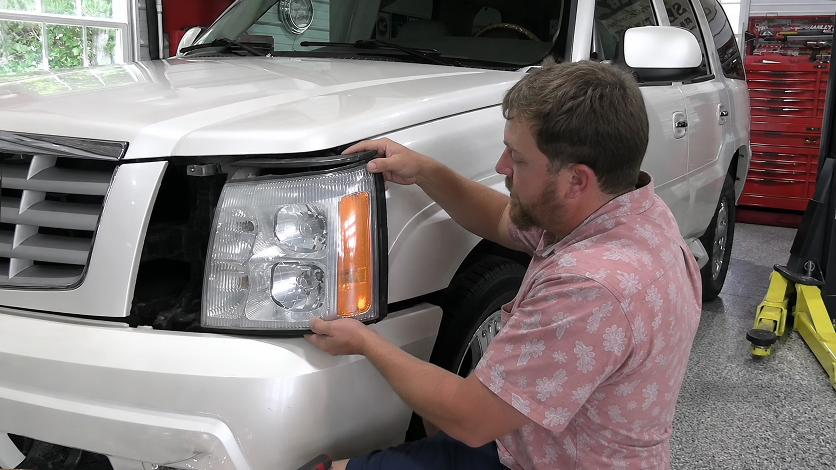 How to install aftermarket headlights on a Cadillac Escalade