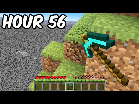 Breaking every block in a Minecraft world