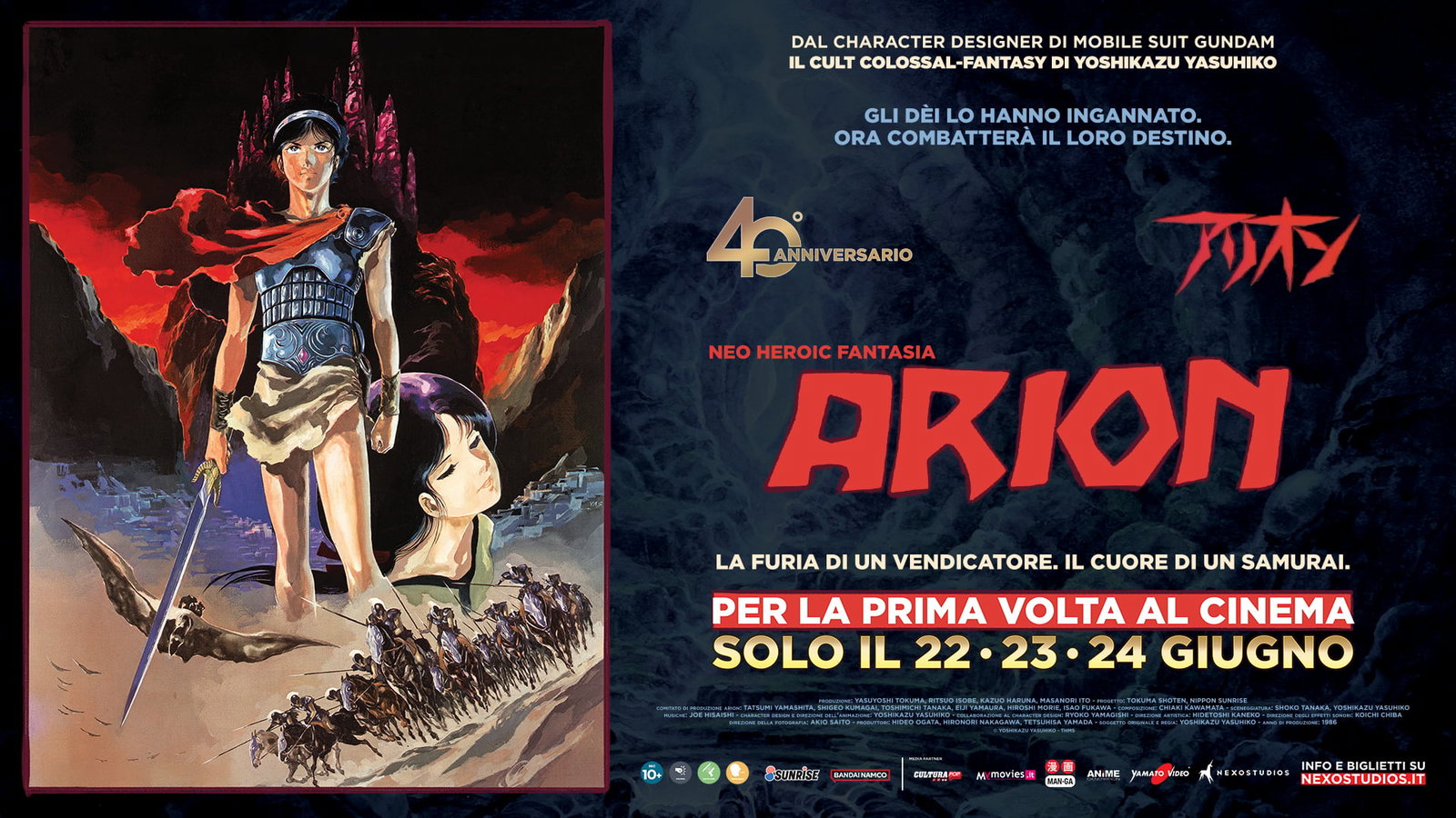 Arion al cinema: Nexo Studios presenta il capolavoro anime anni 80