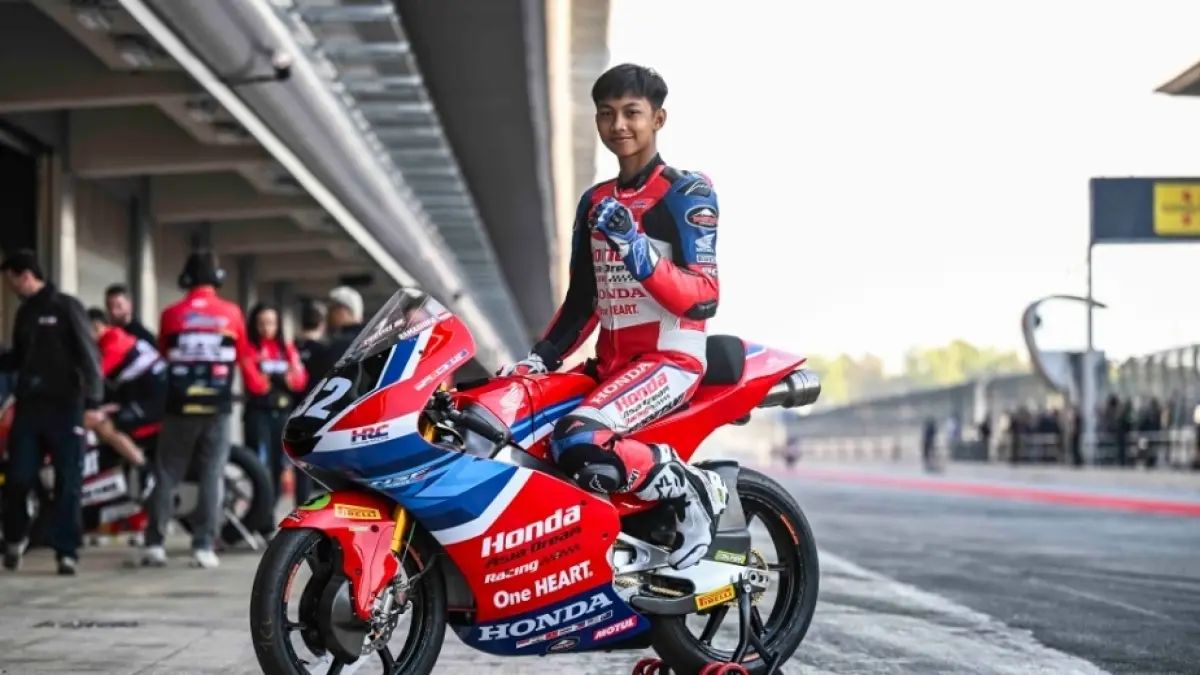 Pebalap muda Indonesia Ramadhipa siap tempur di Moto3 Junior World ...