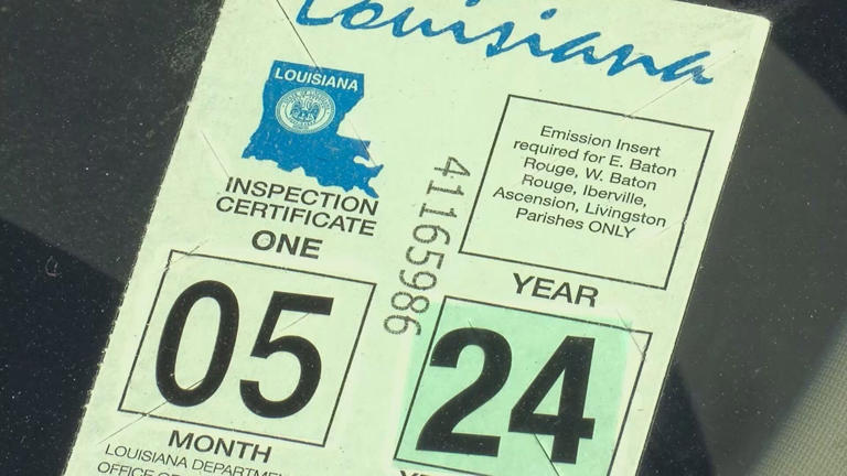 Louisiana nears replacing inspection stickers with QR codes